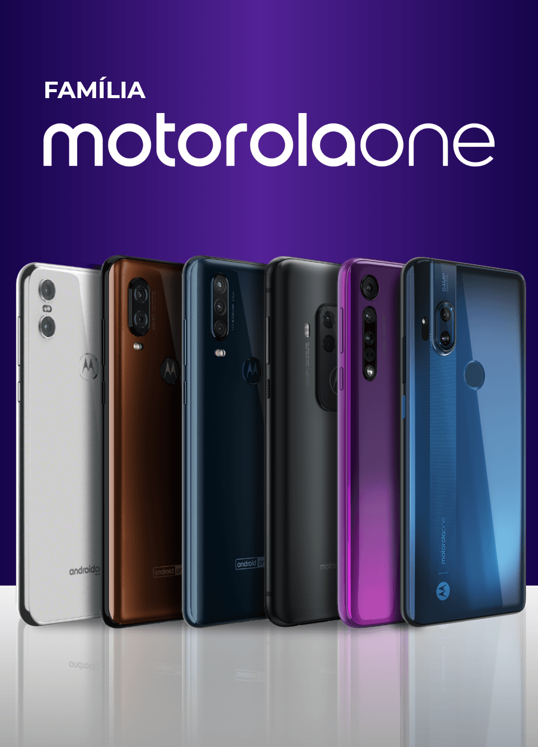 Família Motorolaone vision, action, zoom e mais | Smartphones Motorola
